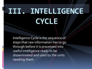 Basic intelligence | PPTX