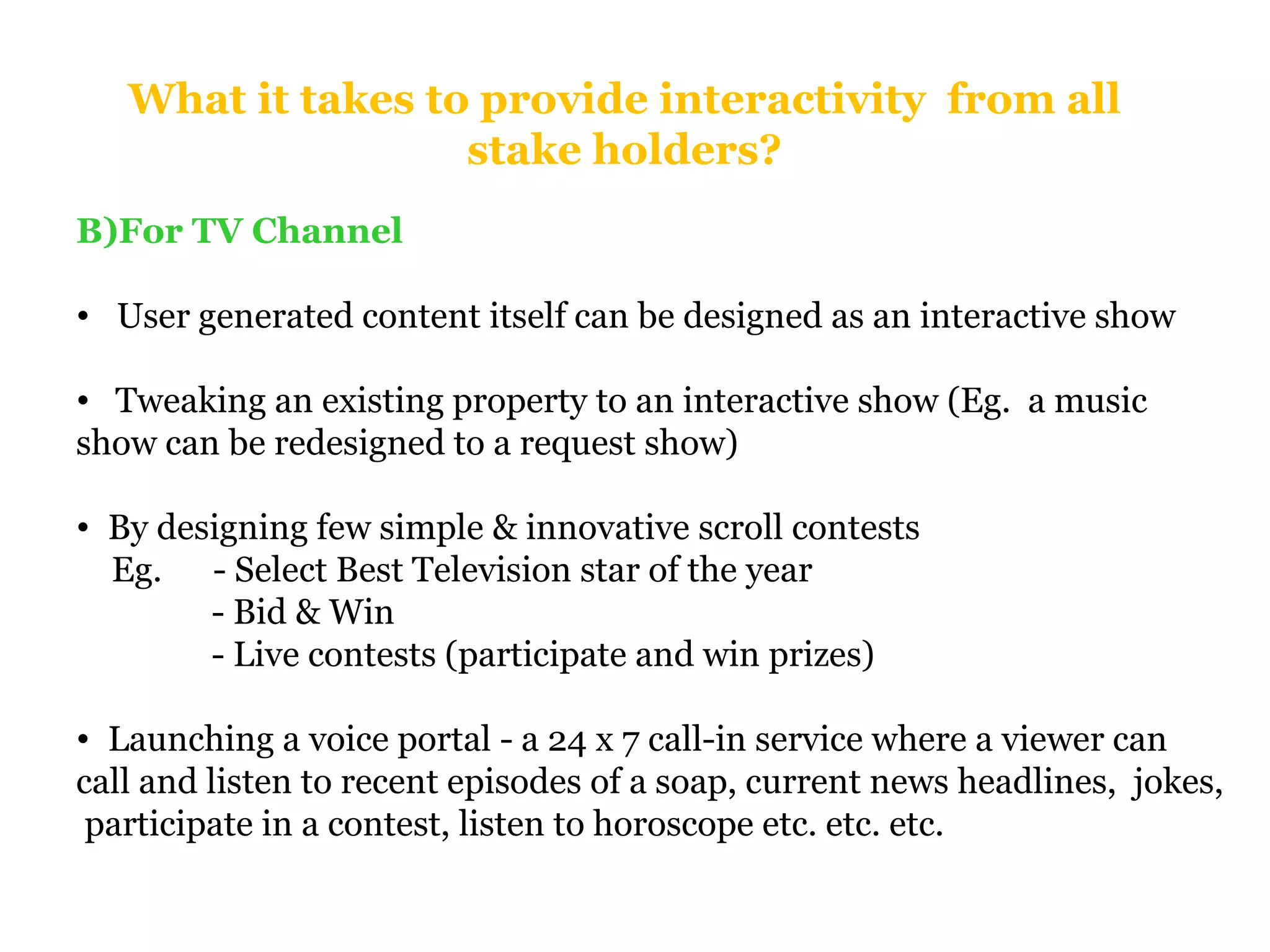 Interactive Television | PPT