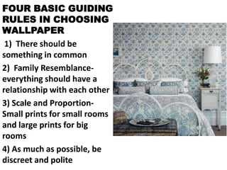 Basic interior design rules 2 | PPT