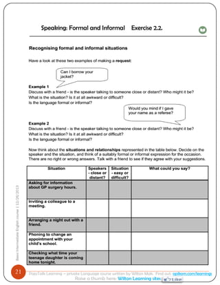 Basic intermediate english course p1 | PDF
