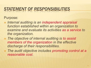 Basic internal auditing | PPSX