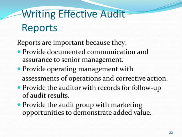 Basic Internal Auditing Presentation | PDF | Educational Assessment ...