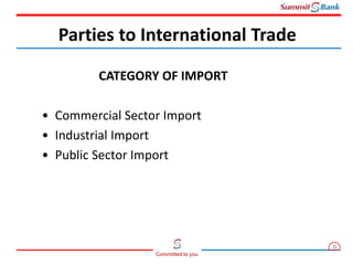 Basics of International Trade Unit 1 | PPTX
