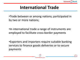 Basics of International Trade Unit 1 | PPT