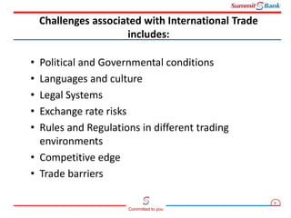 Basics of International Trade Unit 1 | PPT