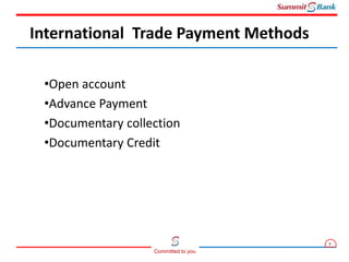 Basics of International Trade Unit 1 | PPT
