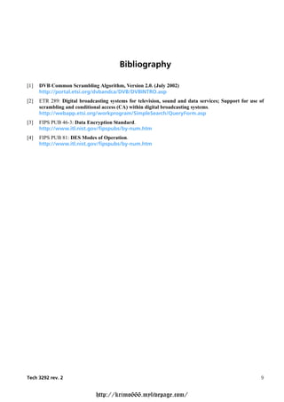 Basic Interoperable Scrambling System | PDF