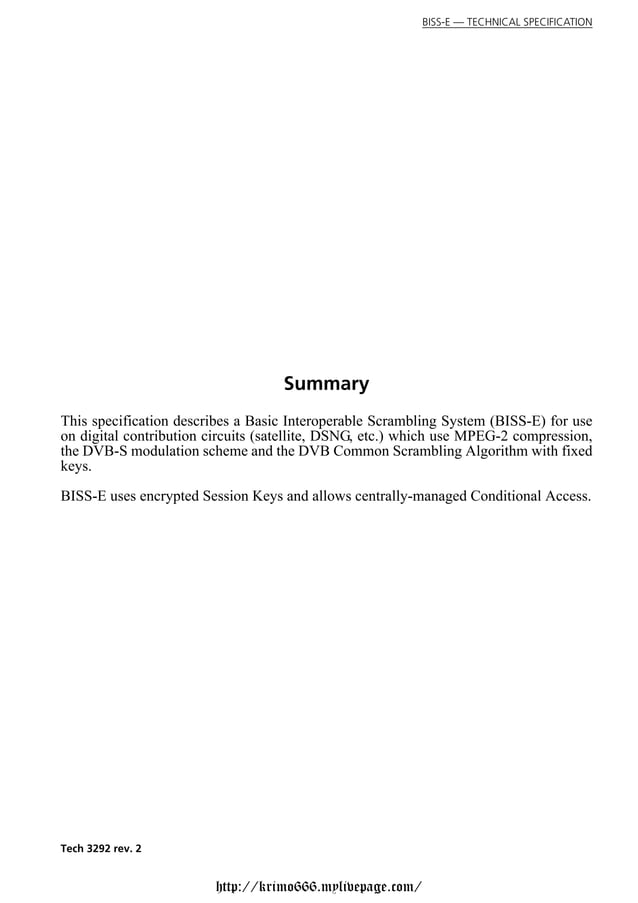 Basic Interoperable Scrambling System | PDF