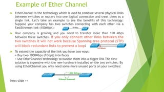 Basic interview question for Ether Channel. | PPTX