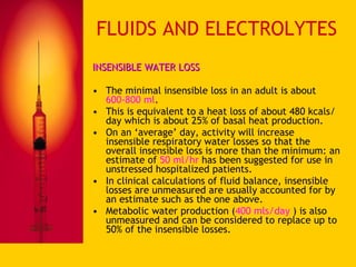 Basic Intravenous Therapy 3: Fluids And Electrolytes, Balance and ...