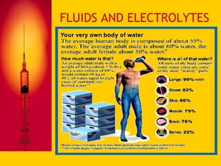 Basic Intravenous Therapy 3: Fluids And Electrolytes, Balance and ...
