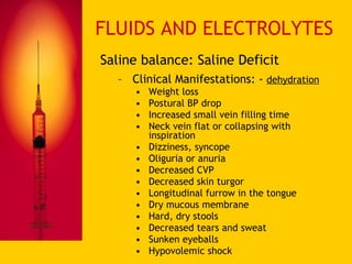 Basic Intravenous Therapy 3: Fluids And Electrolytes, Balance and ...
