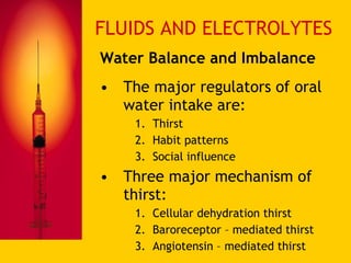 Basic Intravenous Therapy 3: Fluids And Electrolytes, Balance and ...