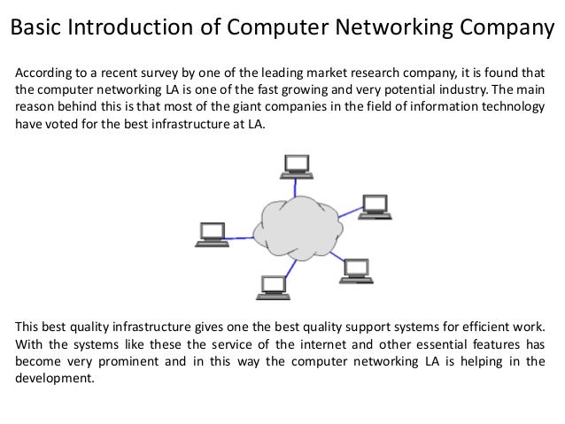 Basic introduction of computer networking company