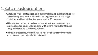 Basic introduction of equipments used in dairy industry | PPTX