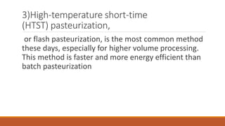 Basic introduction of equipments used in dairy industry | PPTX