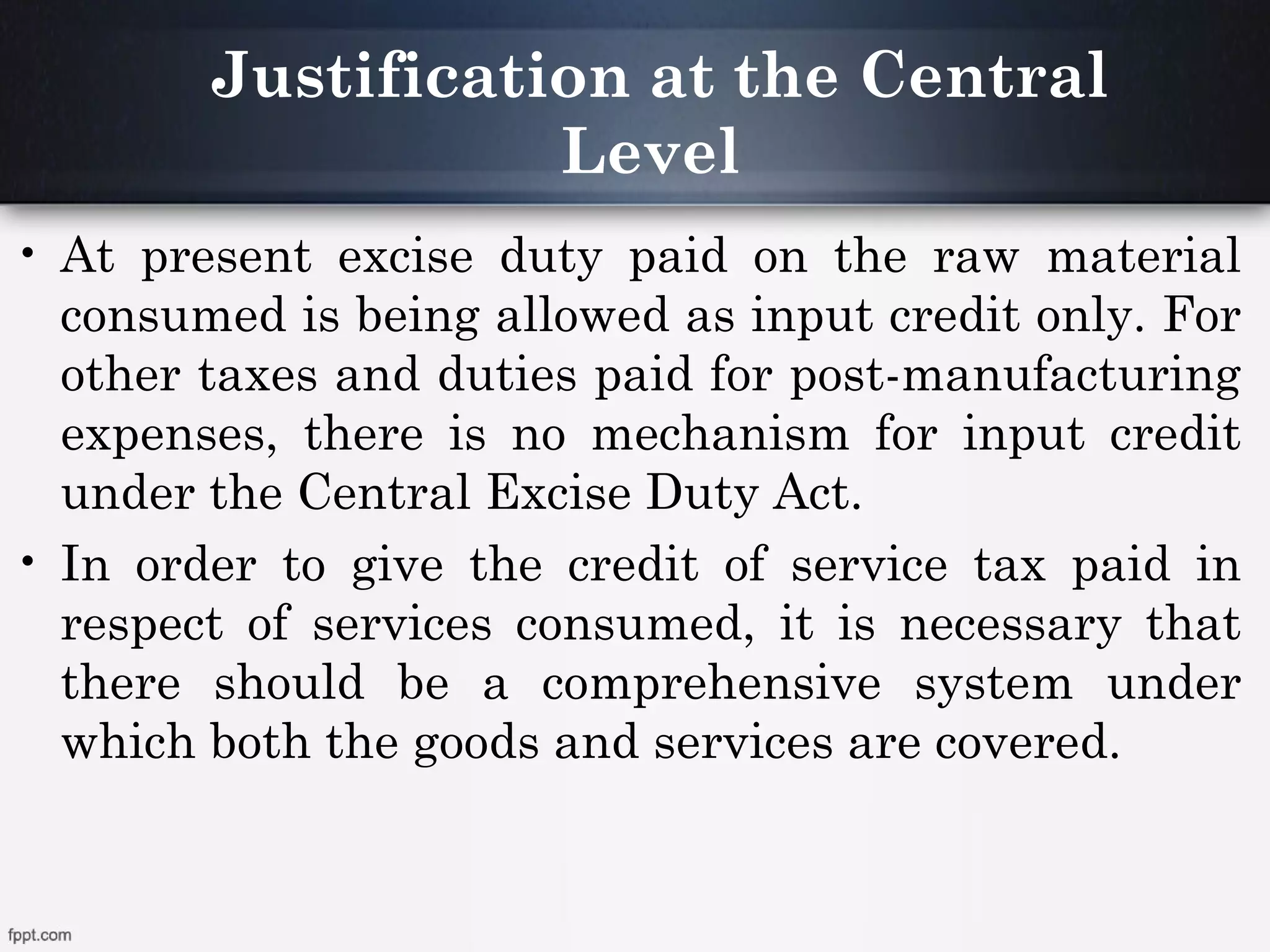 Basic introduction of GST | PPT