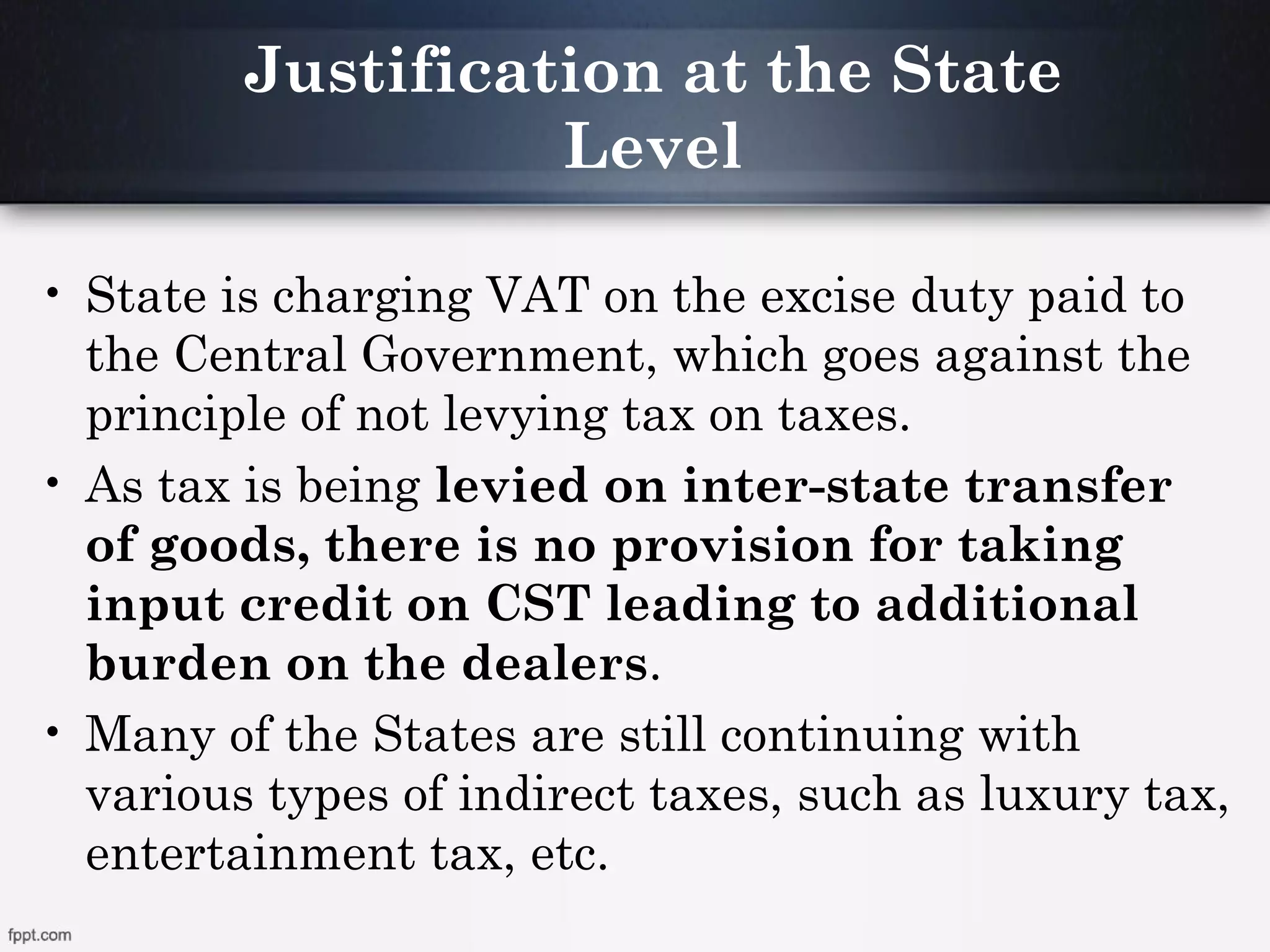 Basic introduction of GST | PPT