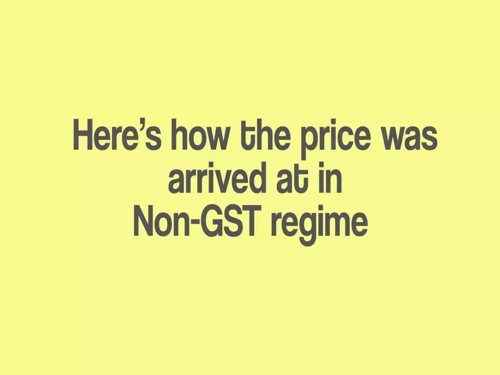 Basic introduction of GST | PPT