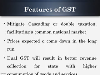 Basic introduction of GST | PPT