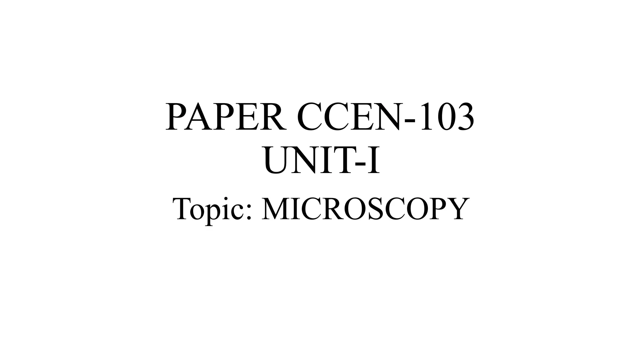Basic introduction of microscopy with types and staining | PPTX ...