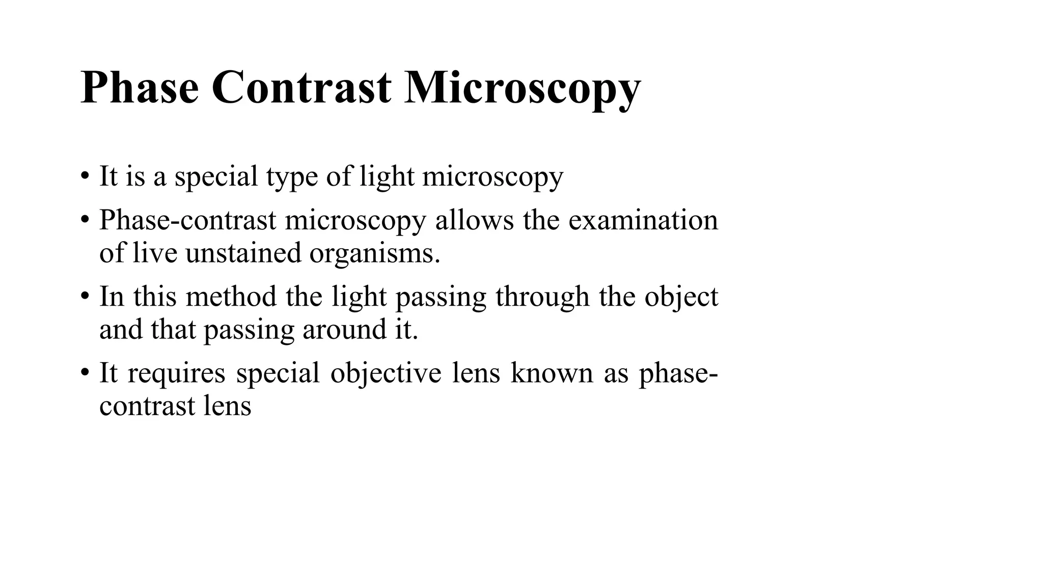 Basic introduction of microscopy with types and staining | PPTX ...