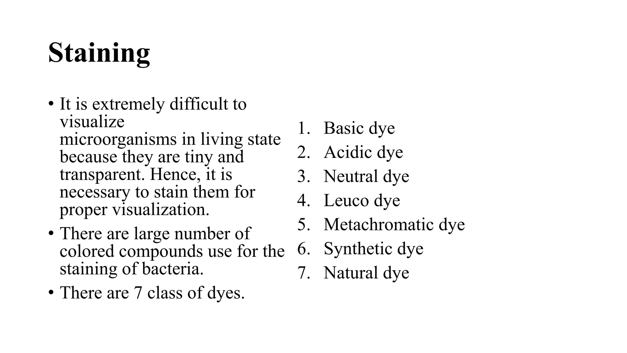Basic introduction of microscopy with types and staining | PPTX ...