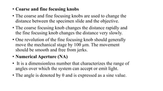 Basic introduction of microscopy with types and staining | PPTX ...