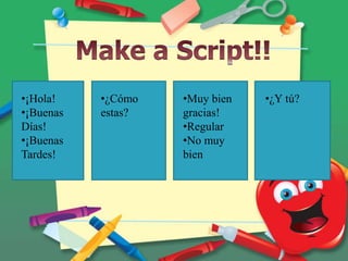 Basic Introductions in Spanish | PPTX