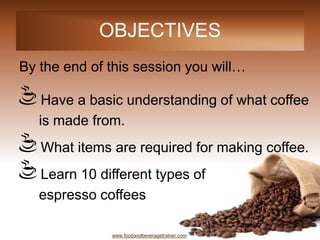 Coffee - Basic Introduction | PDF