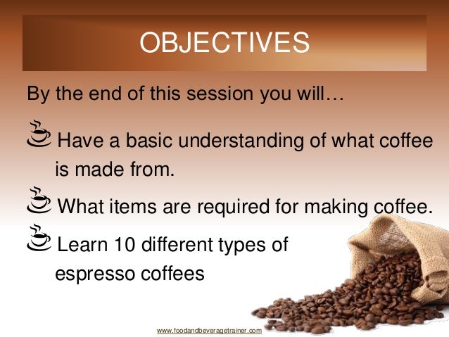 Coffee - Basic Introduction
