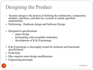Introduction to Electronic Product Design | PPTX