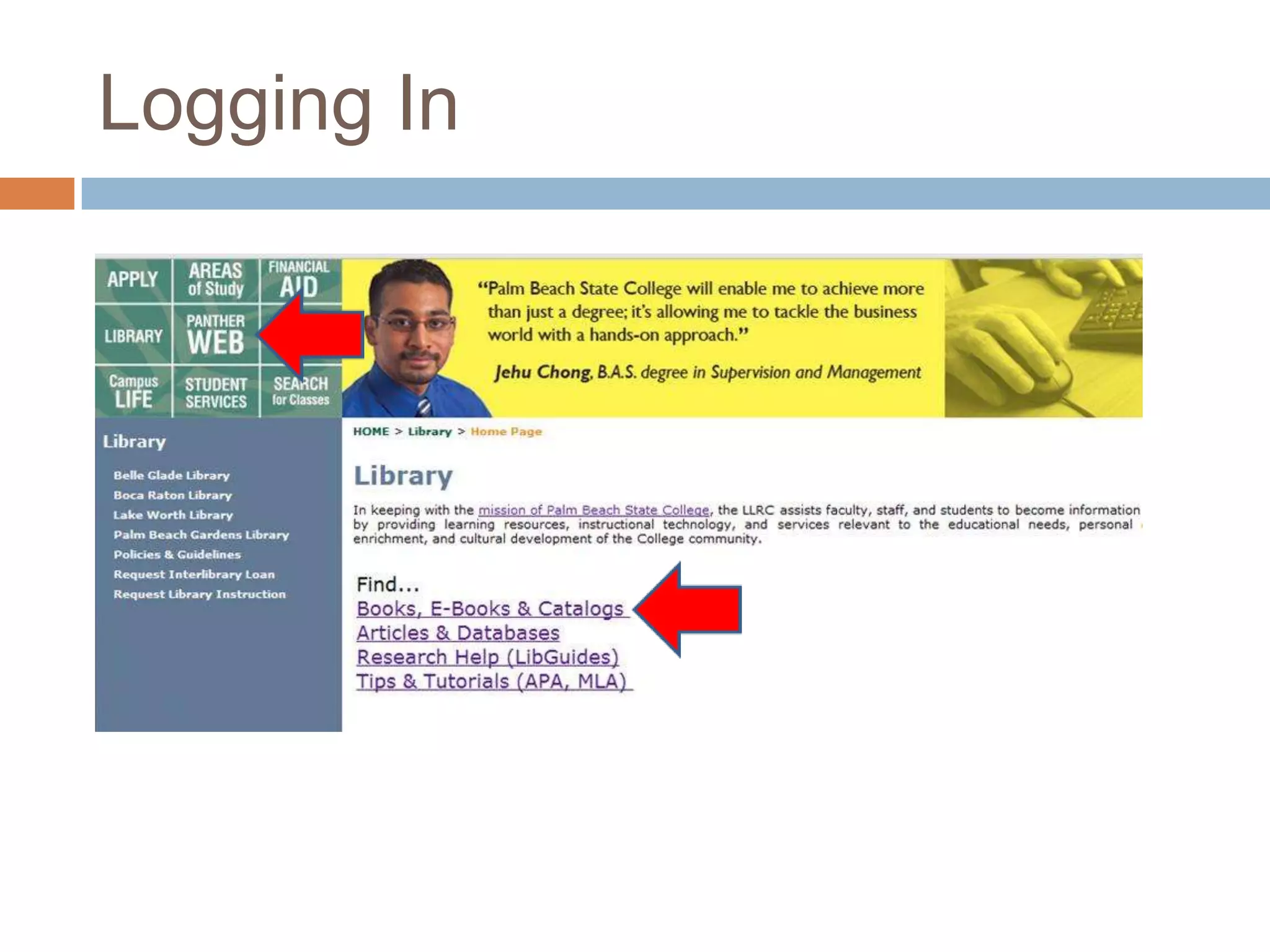 Basic introduction to finding library resources | PPT