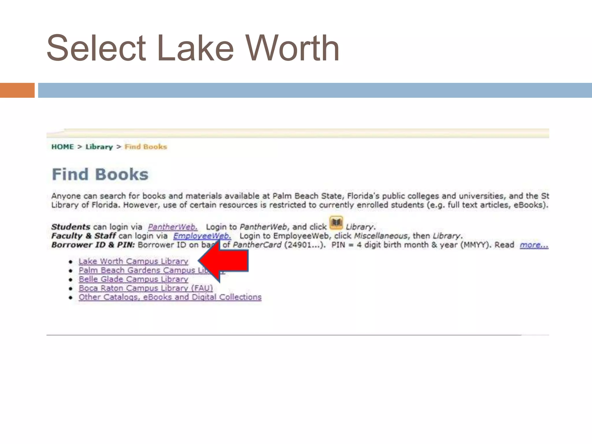 Basic introduction to finding library resources | PPT