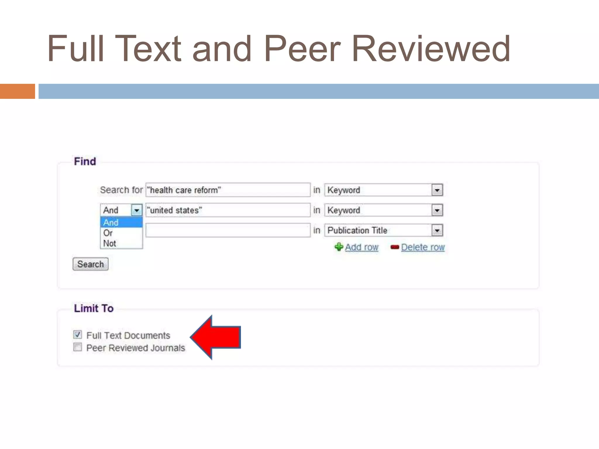 Basic introduction to finding library resources | PPTX