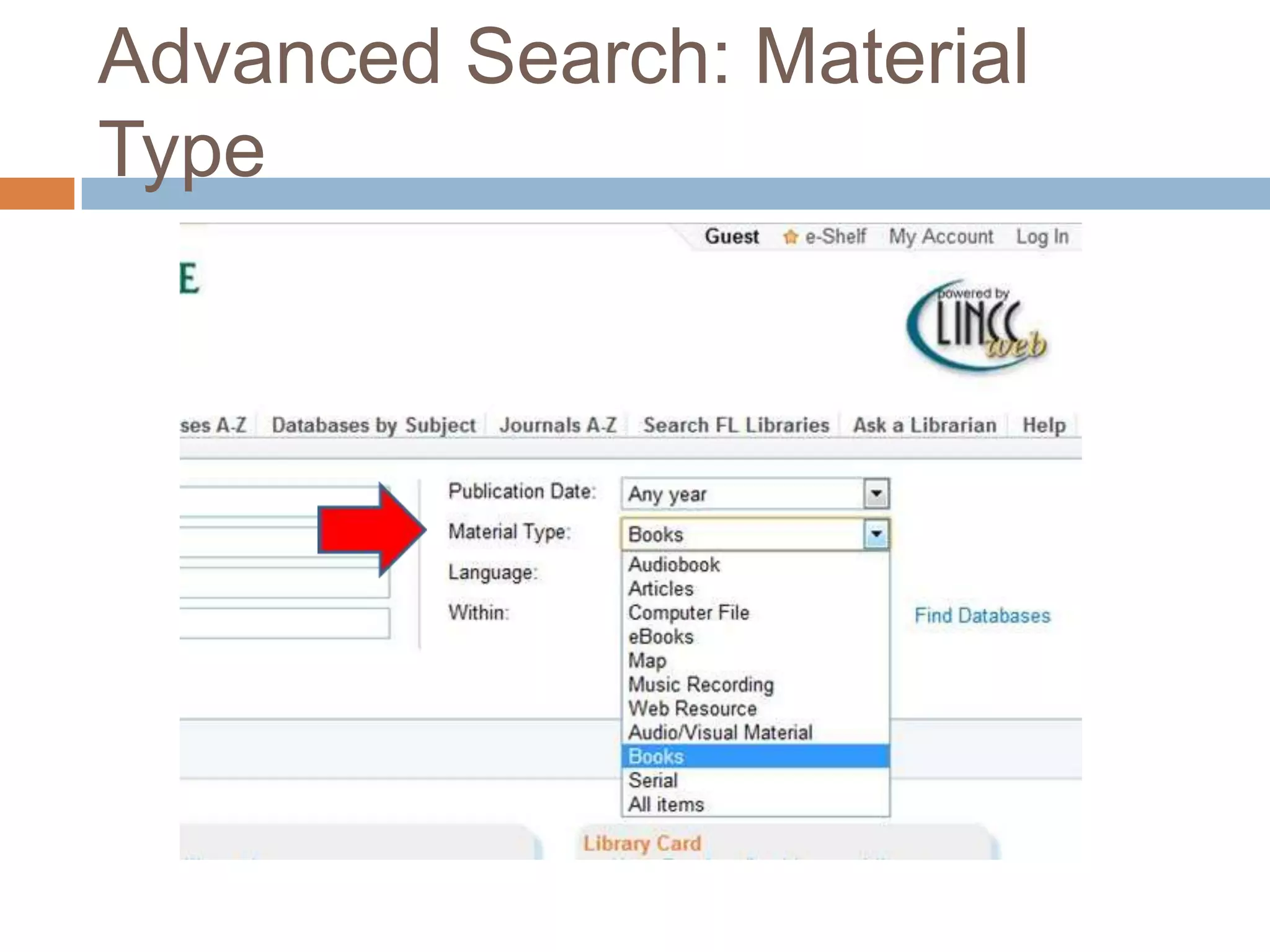 Basic introduction to finding library resources | PPT