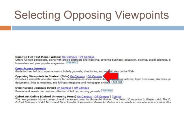 Basic introduction to finding library resources | PPTX