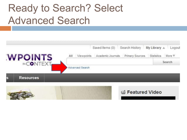 Basic introduction to finding library resources | PPTX