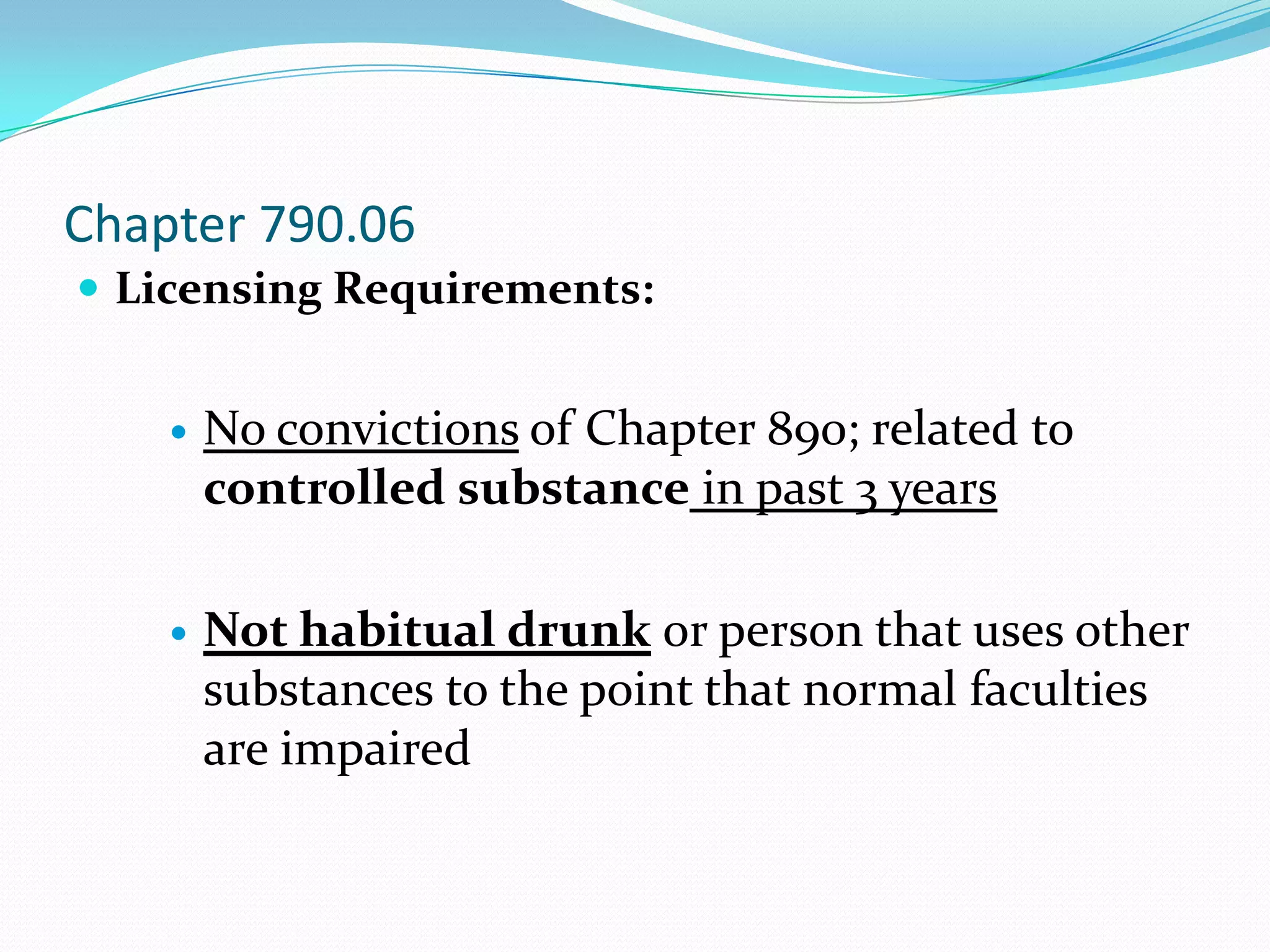 Basic introduction to florida concealed weapons laws | PPTX