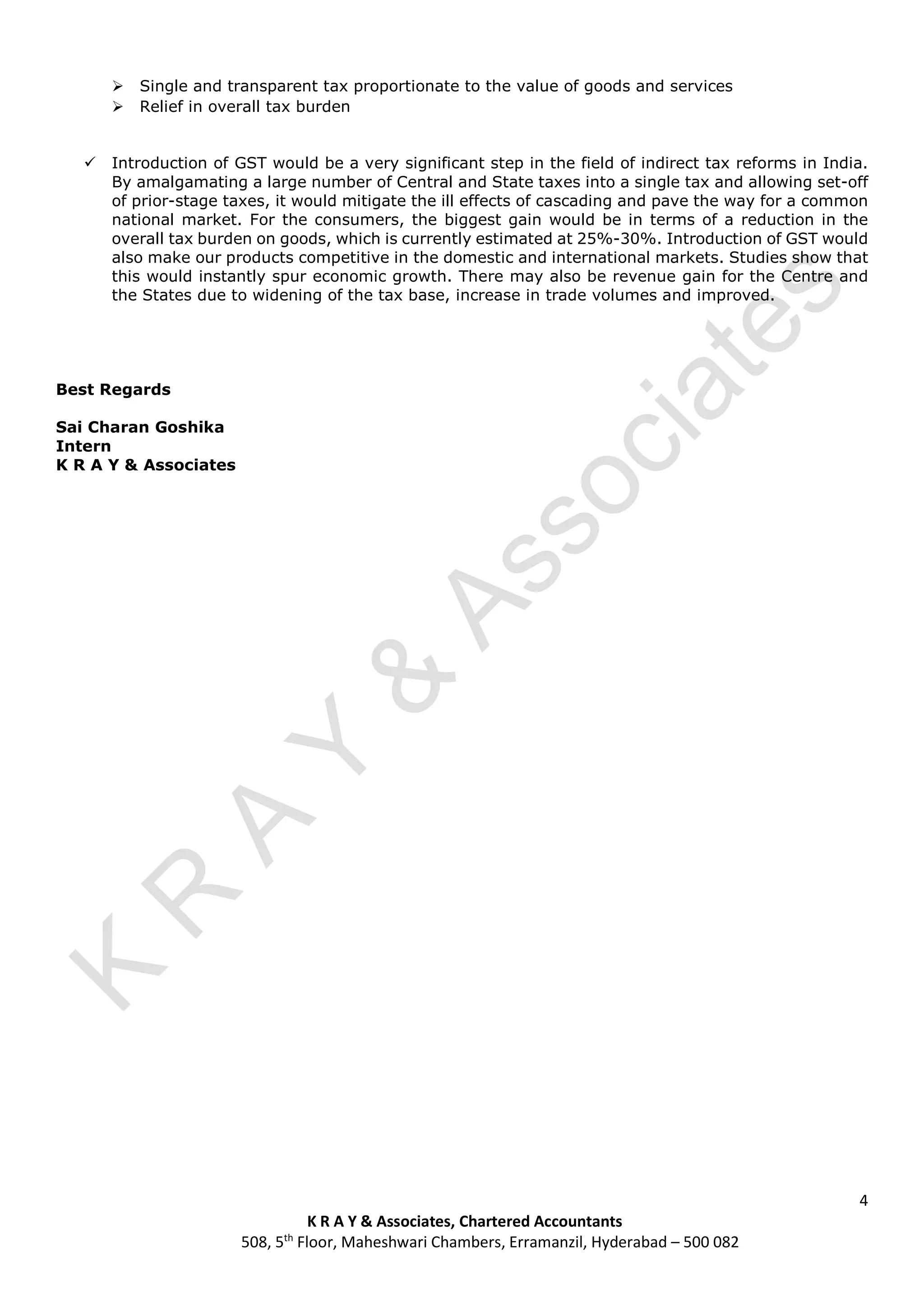 Basic introduction to gst | PDF