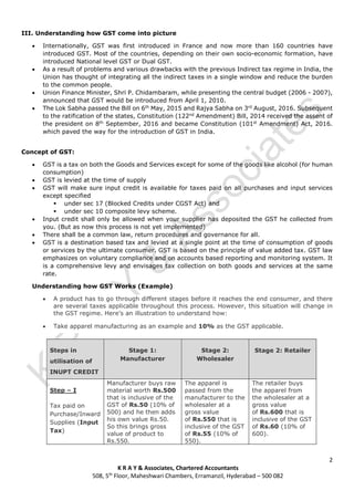 Basic introduction to gst | PDF