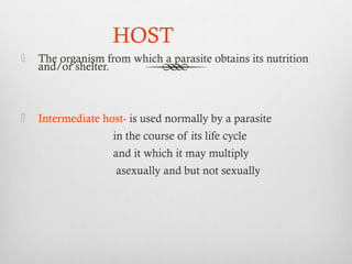 Basic Introduction to Parasitology | PPT