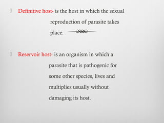 Basic Introduction to Parasitology | PPT