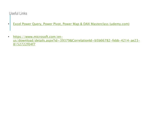 Basic introduction to power query | PPTX