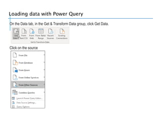 Basic introduction to power query | PPTX