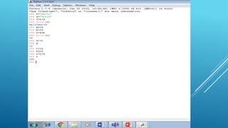 Basic introduction to python | PPTX