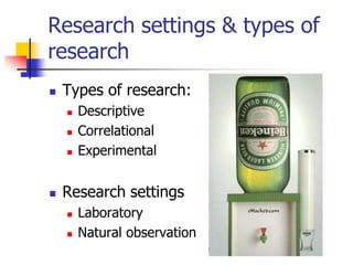 Basic introduction to research methods | PPT