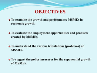 Basic intro on MSMEs | PPTX | Manufacturing Industry | Industries