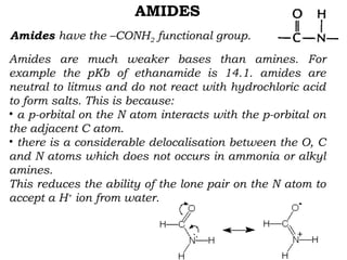BASICITY .AMINES, AMIDESORGANIC.pptx.ppt
