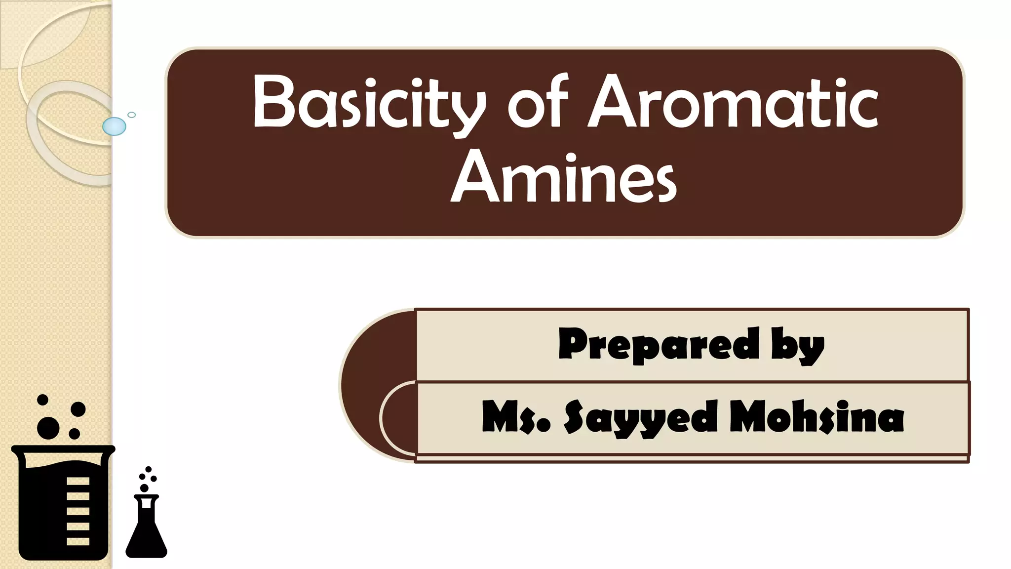Basicity of aromatic amine | PDF